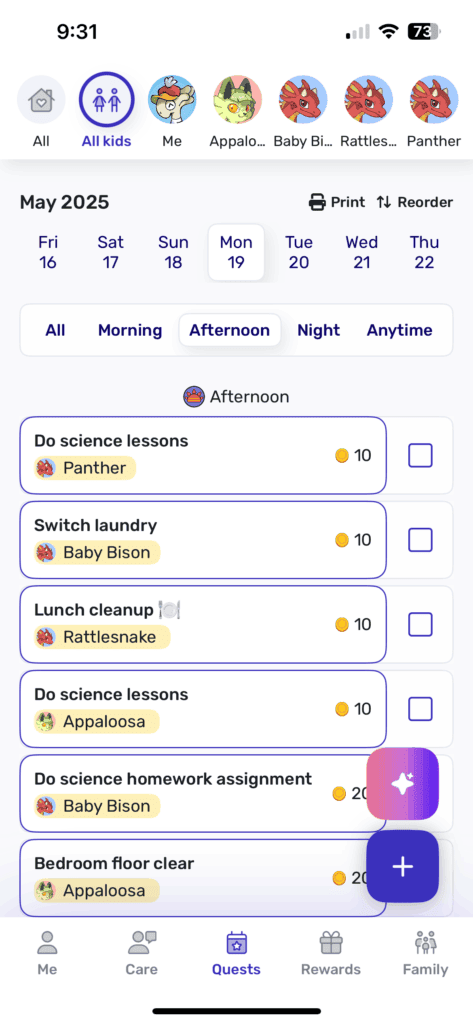 Joon App Review: ADHD Family To-Do & Chores - Dinkum Tribe
