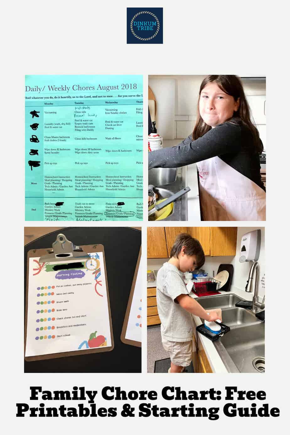 Family Chore Chart Free Printable: Your Expert Guide - Dinkum Tribe